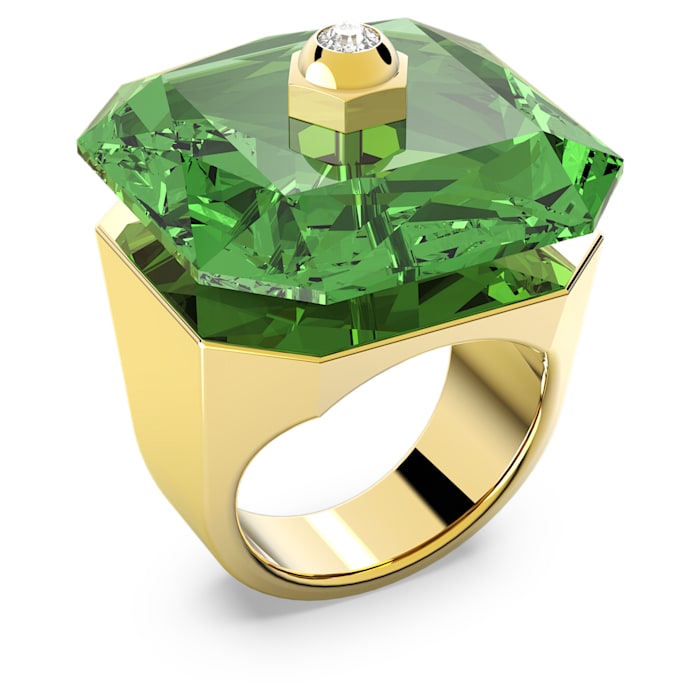 bague pierre verte swarovski