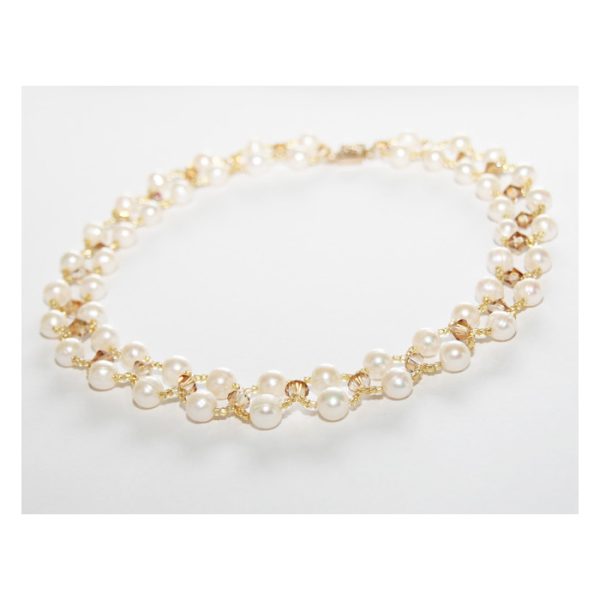 collier perle swarovski